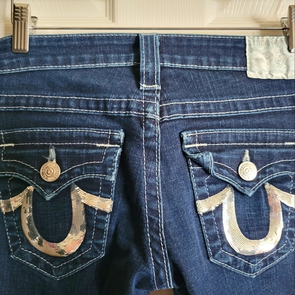 True Religion | Jeans | True Religion Jeans W Silver Sequin Back ...